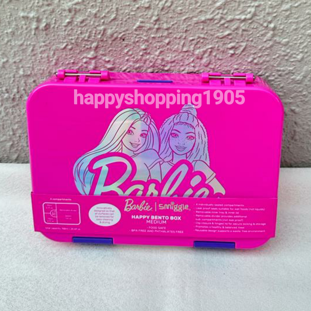 Jual SMIGGLE BARBIE HAPPY MEDIUM BENTO LUNCHBOX - KOTAK BEKAL SMIGGLE ...
