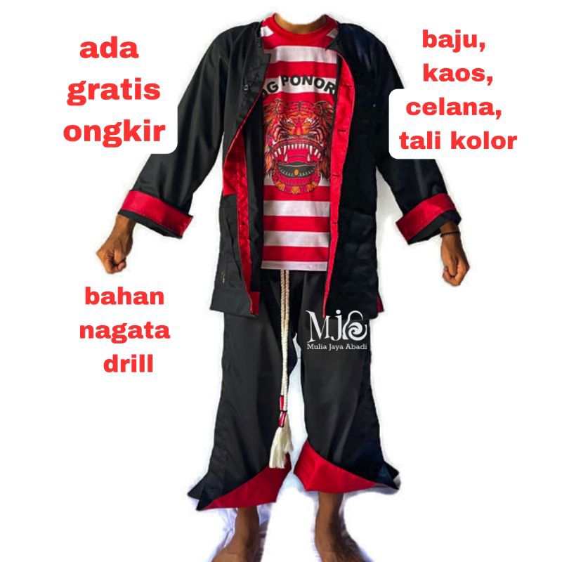 Jual Setelan Baju Penadon dan Kaos Reog | Setelan Baju Warok Penadon ...