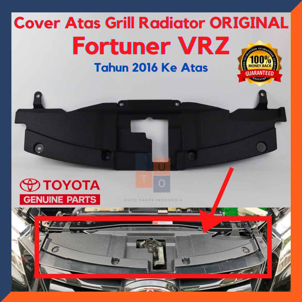 Jual Cover atas Grill Grille Radiator Fortuner VRZ GR SPORT Facelift ...