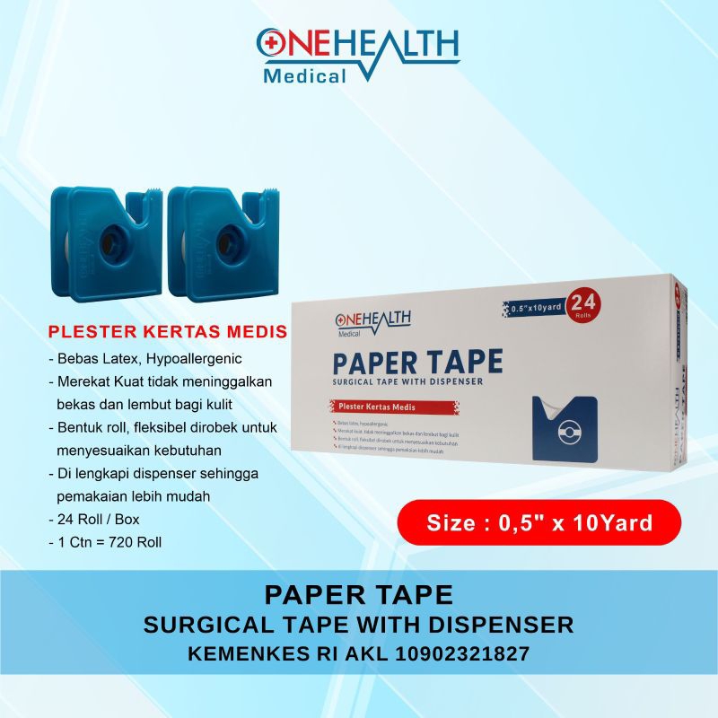 Jual Paper Tape Onehealth / Surgical Tape / Plester Luka Micropore ...