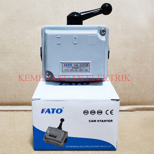 Jual CAM STARTER / HANDLE FATO GA15A 3P(I-0) QS5-15A 500V 15A OHM ...