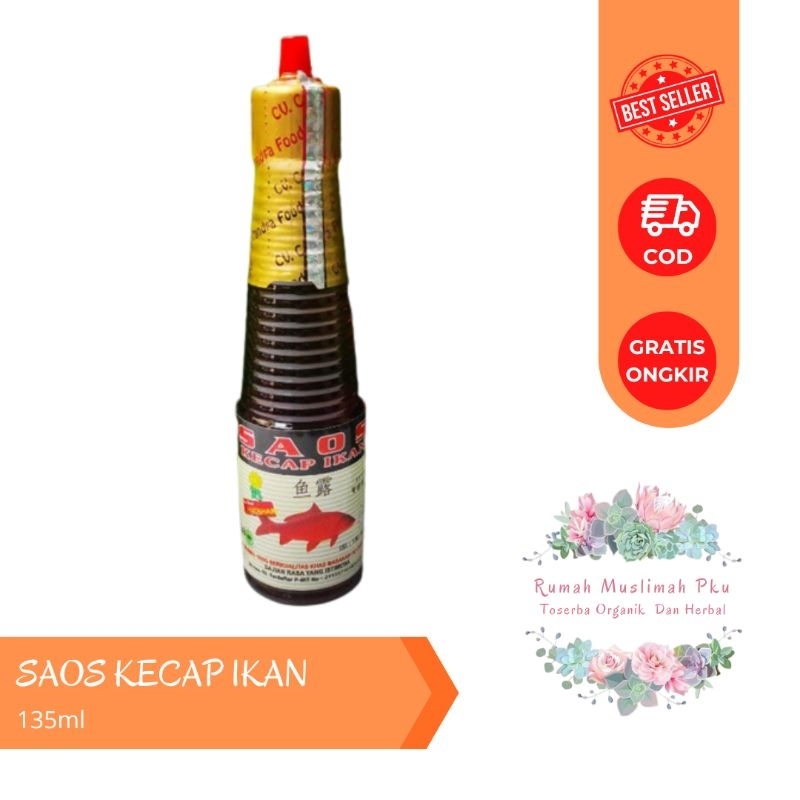Jual Saos Kecap Ikan Halal Non MSG Cap Bunga Matahari 135ml | Shopee ...