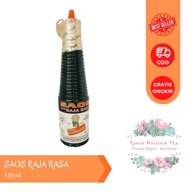 Jual Saos Super Raja Rasa Halal Non MSG Cap Bunga Matahari 135ml ...