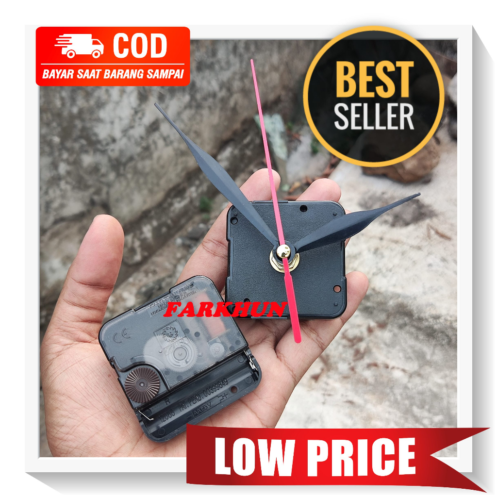 Jual FULLSET MESIN JAM DINDING SKP SAKANA 12888 DETAK 19 MM MUTU BAGUS ...