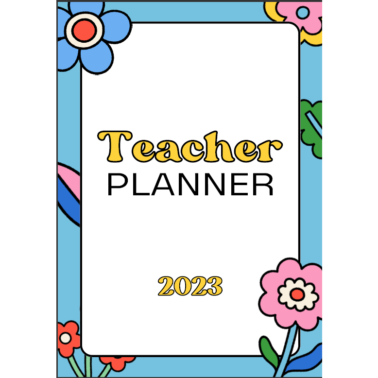 Jual Printable Teacher Planner Flower(PDF FILE) | Shopee Indonesia