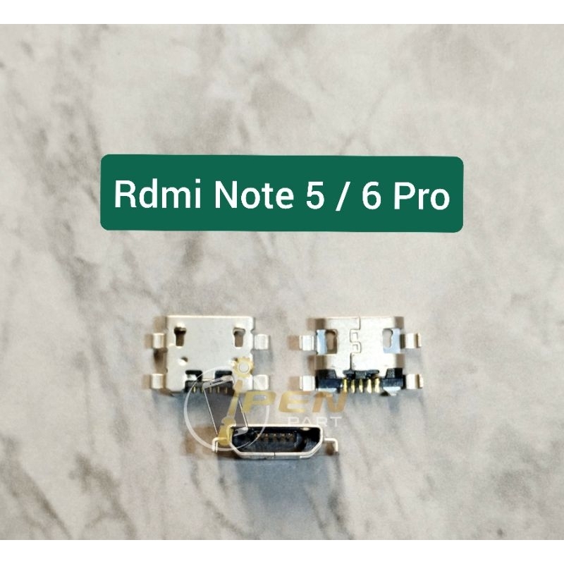 Jual Konektor Cas Aja Rdmi Note 5 6 Pro Connector Usb Only Ces Charger ...