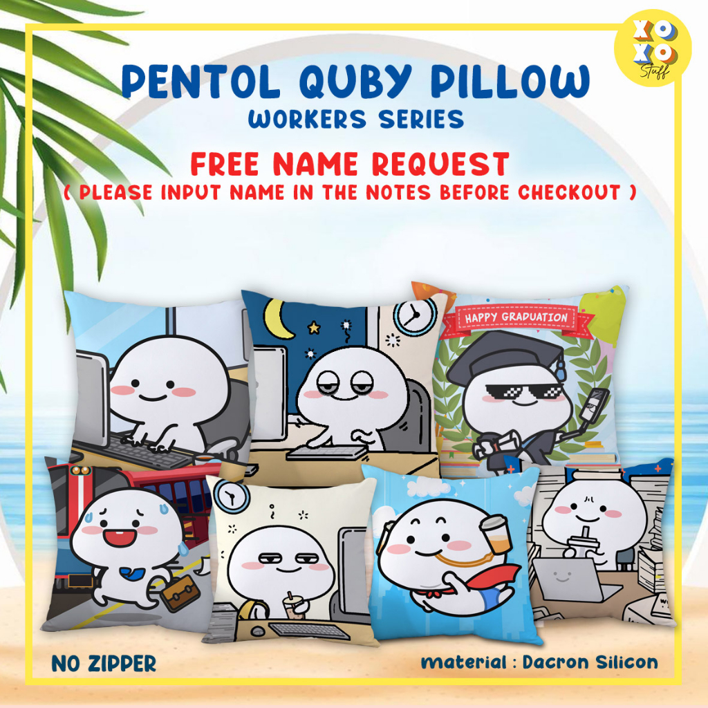 Jual Pentol Quby Workers Edition (PO 7 hari) 2 sisi beda design FREE ...