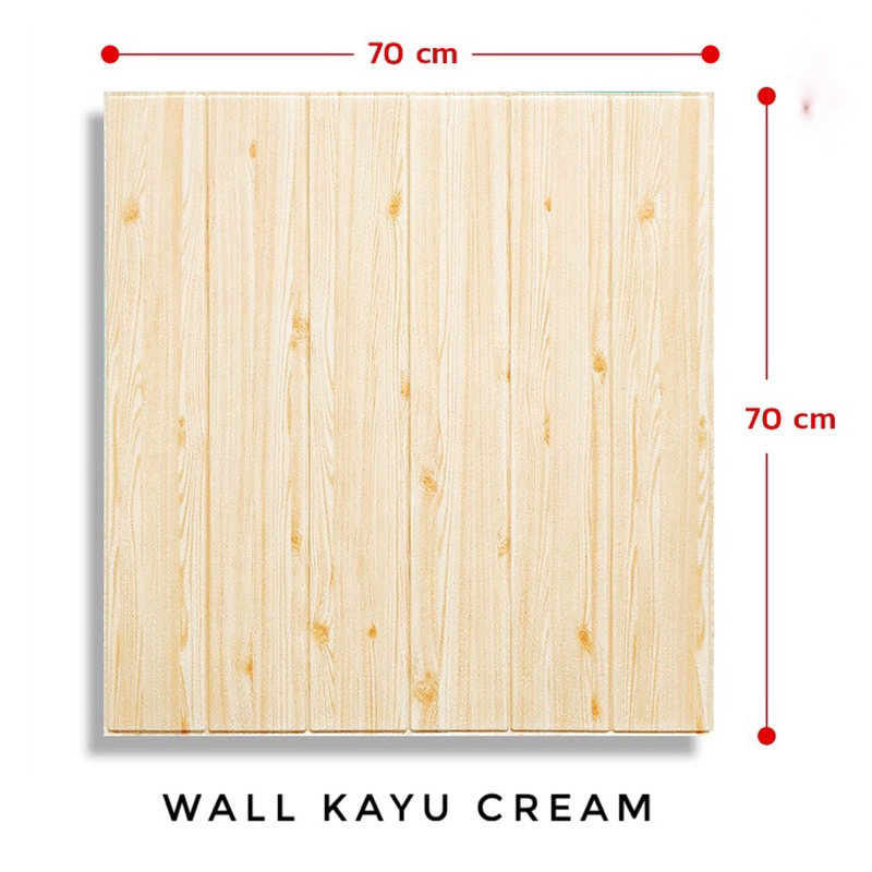 Jual WALLPAPER MOTIF KAYU / wallpaper dinding 3d motif kayu wood foam ...