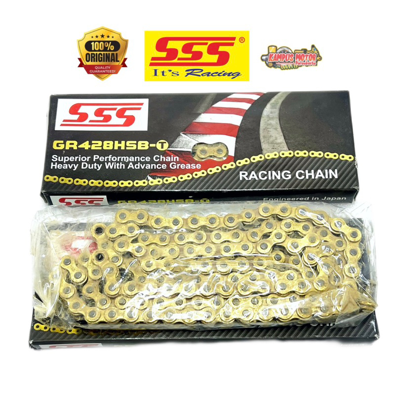 Jual Rantai SSS 428HSBT 120L 130L 140L | Rantai SSS 428 110L 120L HSBT Gold | Rantai SSS HSBT ...