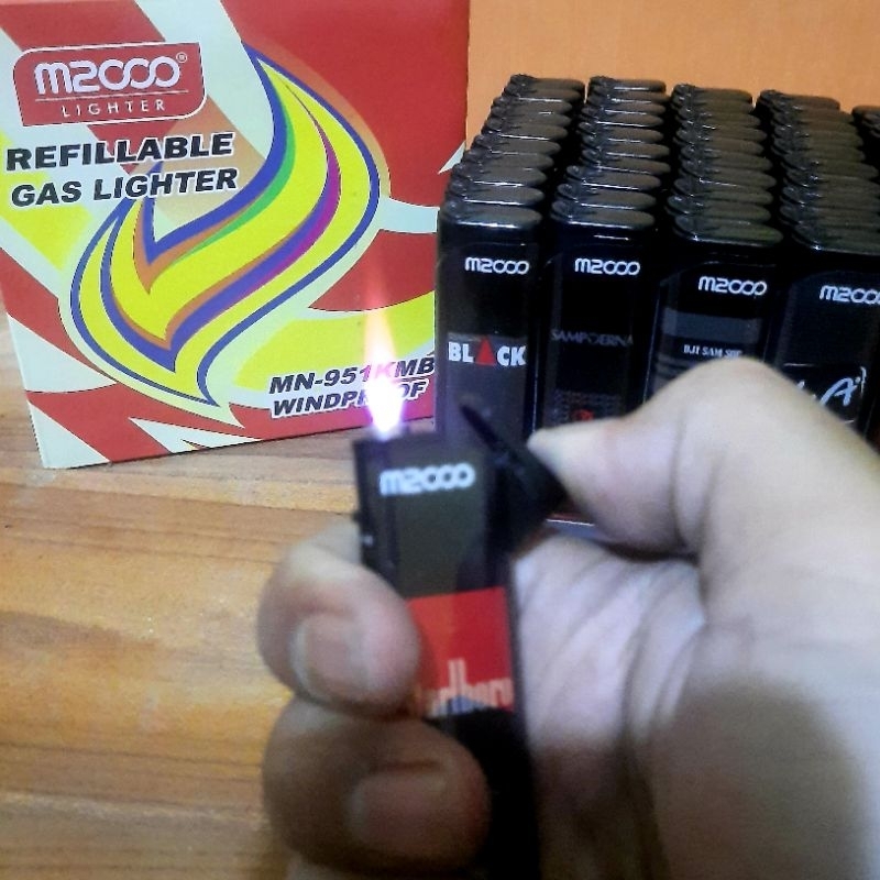 Jual Korek api Bara M2000 Hitam / korek bara / korek api | Shopee Indonesia
