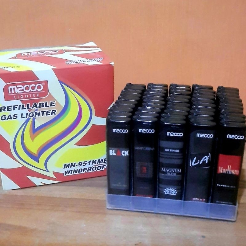 Jual Korek api Bara M2000 Hitam / korek bara / korek api | Shopee Indonesia
