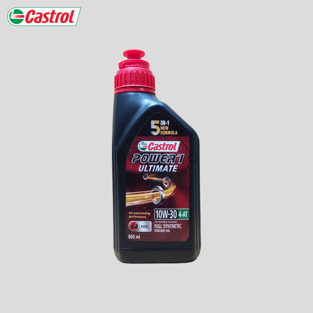 Jual Oli Castrol Power 1 Ultimate MATIC 10W-30 API SN JASO MB 0,8L ...