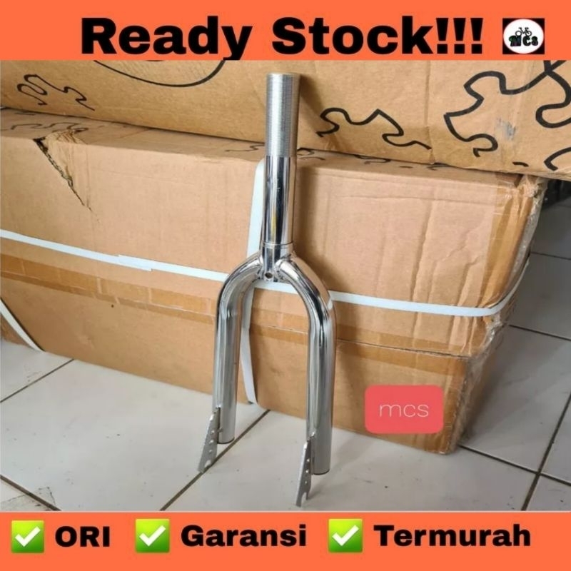 Jual Fork Garpu Sepeda BMX 20 krom / Hitam Model Vbreak / Ubrake ...