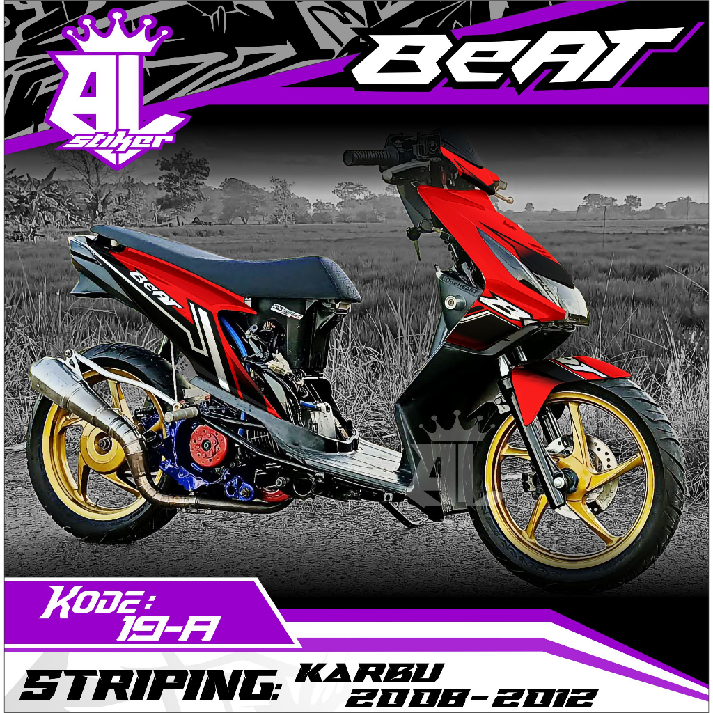 Jual Decal Beat Karbu Full Body Stiker Beat Karbu 2008-2012 Desain ...