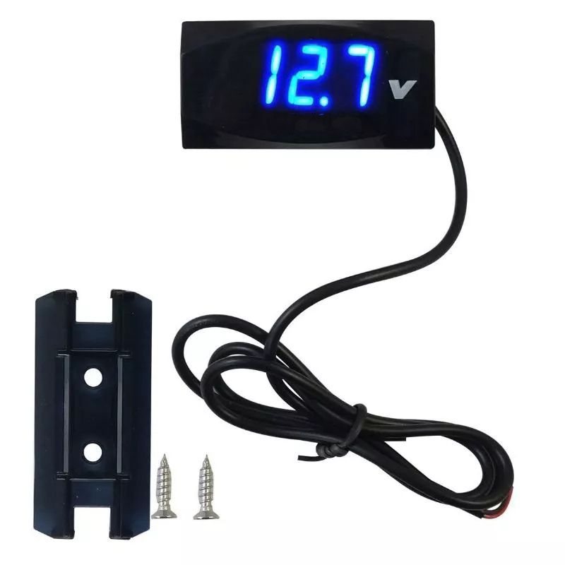 Jual Volt meter Accu Digital Slim Waterproof /Pengukur Volt Aki / Volt ...