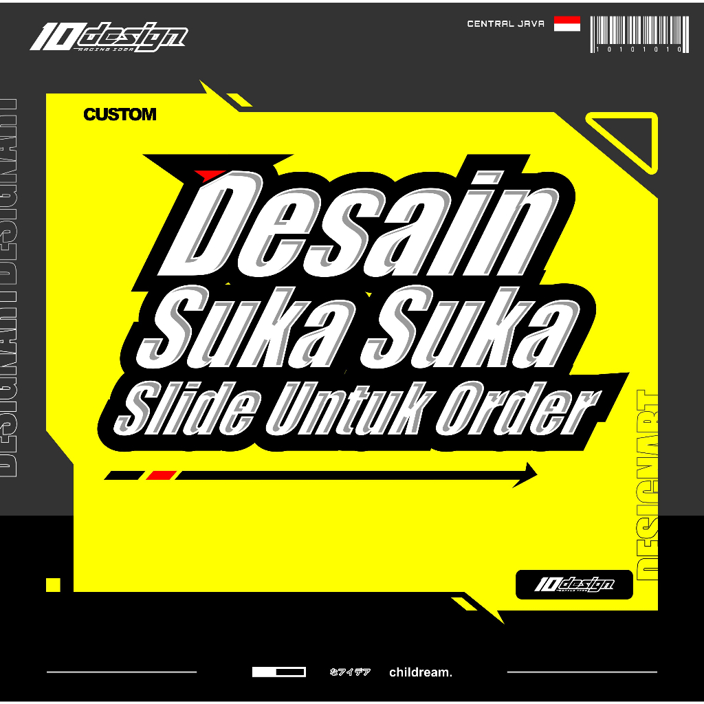 Jual Promo 50 Stiker Vinyl Custom Nama dan nomor car kendaraan racing ...