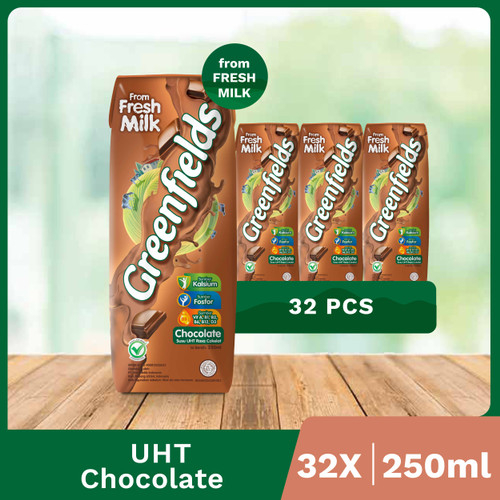 Jual Greenfields UHT Chocolate 250mL 250 mL x 1 Karton [Lebih Hemat ...