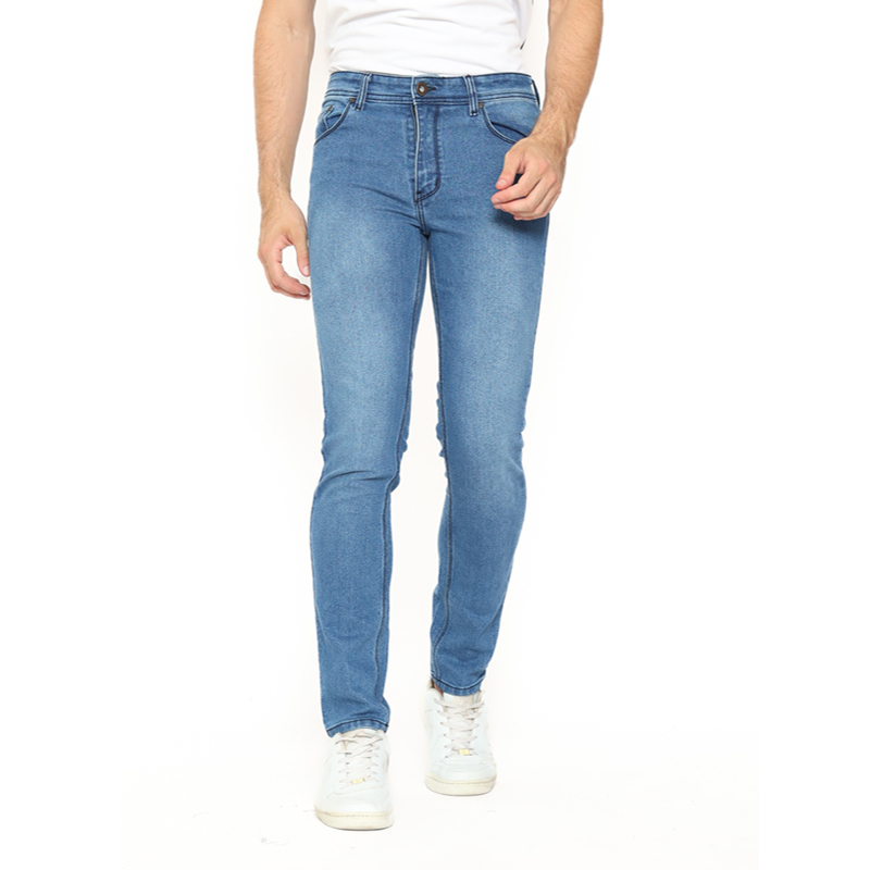 Jual 2nd RED Jeans Slim Fit Infinity Biru Stitch Kontras 132105 ...