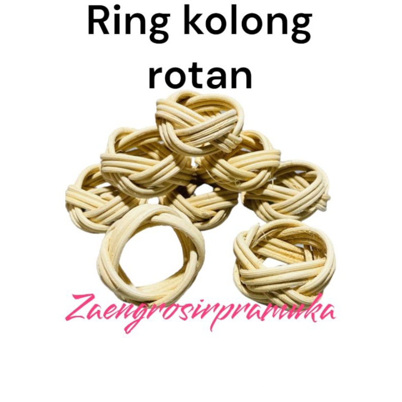Jual Ring kolong hasduk rotan-kolong kacu rotan-ring rotan | Shopee ...