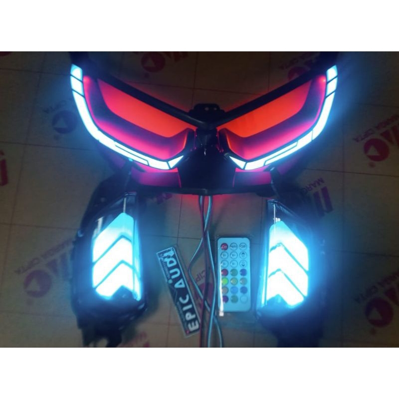 Jual Paket Frame alis, devil 1 warna dan sein RGB remote | Shopee Indonesia