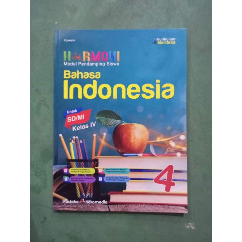 Jual Buku pendamping siswa Bahasa Indonesia kls 4 untuk sd/mi kurikulum merdeka | Shopee Indonesia