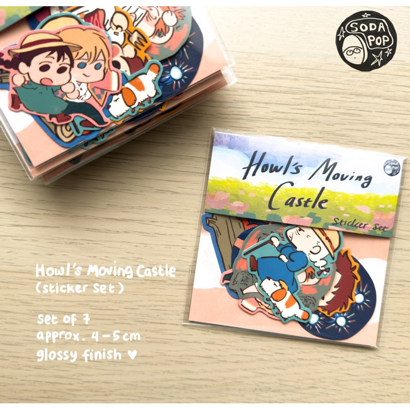 Jual Howl’s Moving Castle (Sticker Set) | Shopee Indonesia