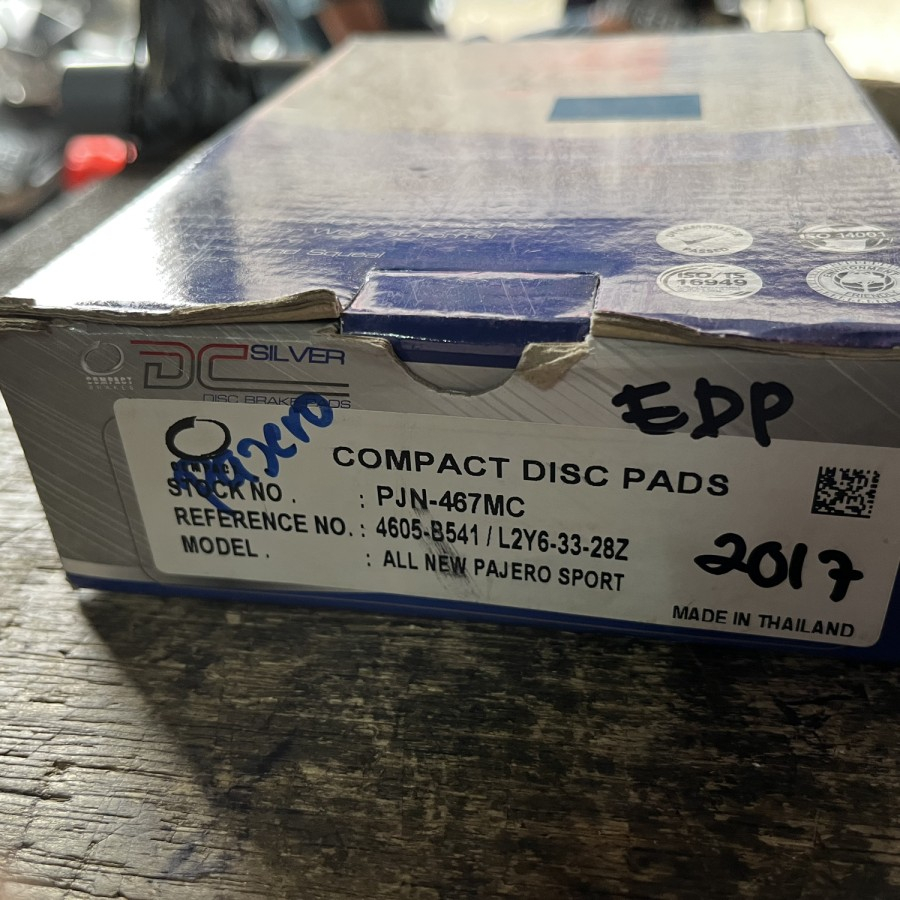 Jual COMPACT Kampas Rem Brake Pad Depan Mitsubishi Pajero Baru (PJN ...