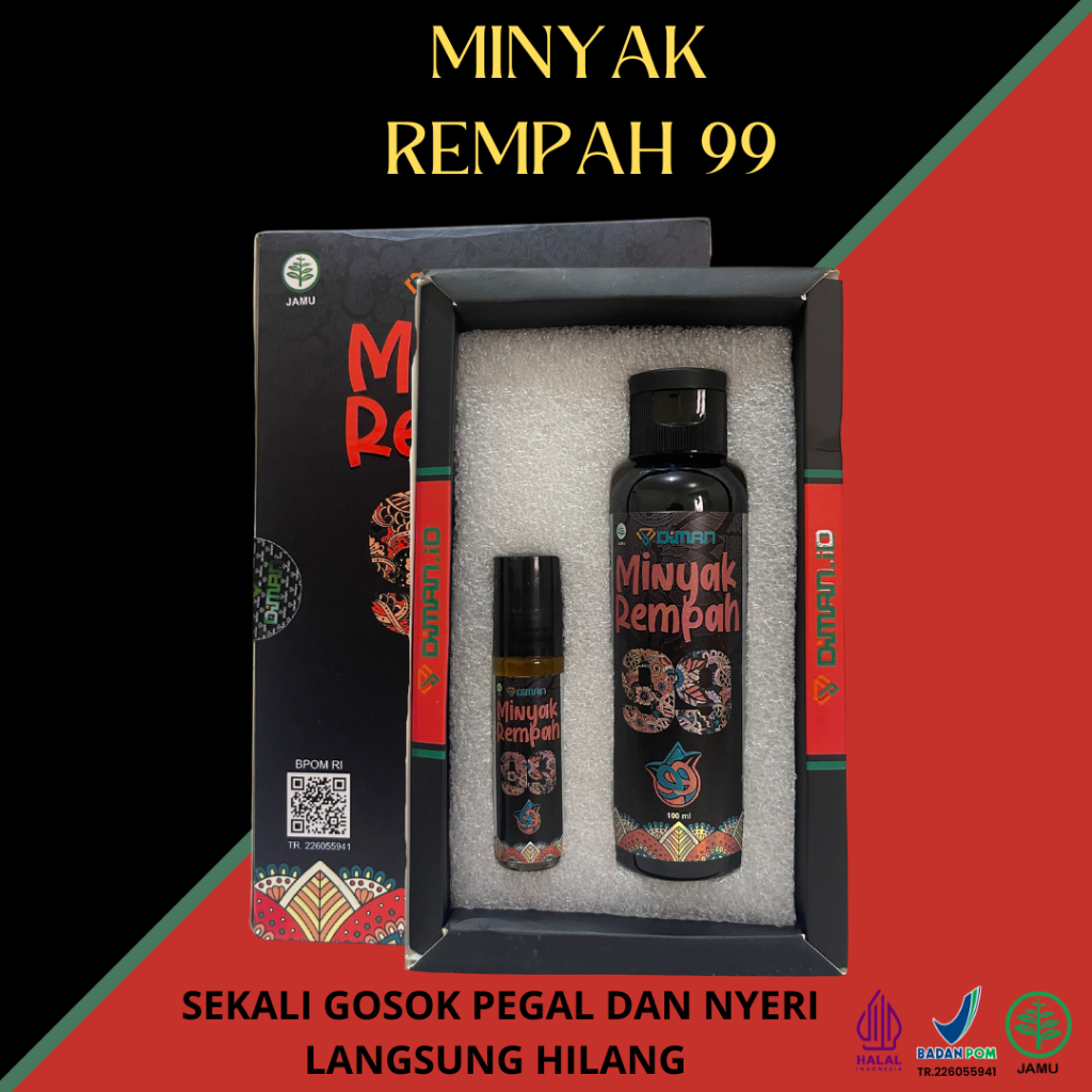 Jual Minyak Rempah 99 /minyak terapi pijat urut/ obat gosok - Massage ...
