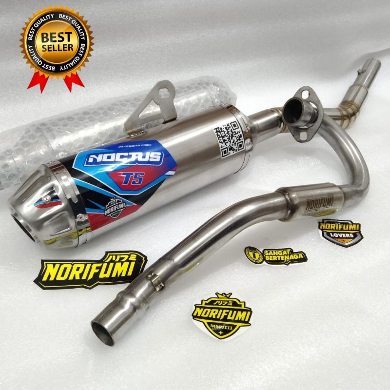 Jual Knalpot Norifumi Noctus T5 Stainless T 5 CRF 150 L KLX 150 WR 155 ...