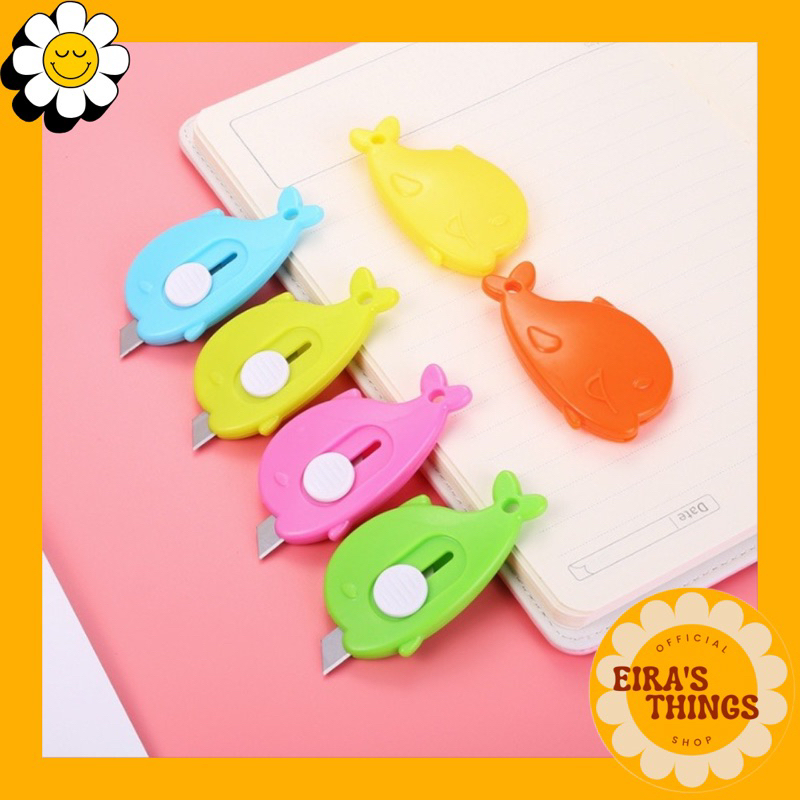 Jual Cutter Mini Viral Motif Lucu / Pisau Cutter Kecil / Paper Cut ...