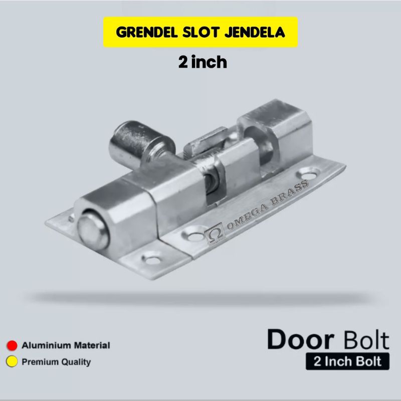 Jual grendel slot jendela 2 inch/grendel pintu dan jendela | Shopee ...