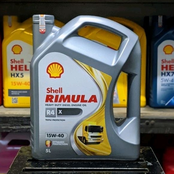 Jual SHELL Rimula R4 Plus Sae 15W-40 5 Liter Pelumas Mesin Mobil Diesel ...