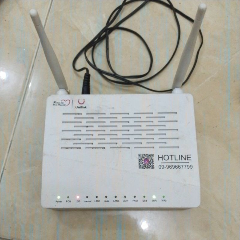 Jual modem rauter model:gpon hgu unit tambah adaktor | Shopee Indonesia