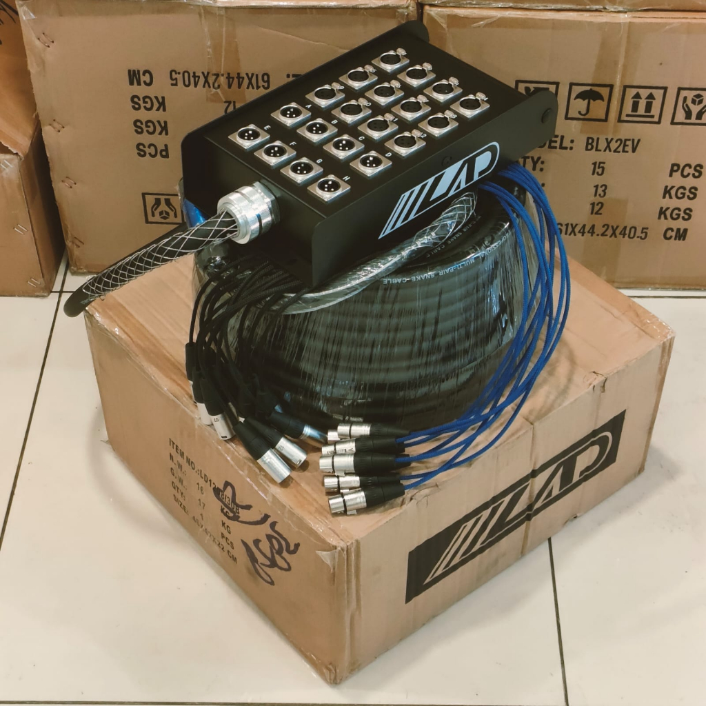 Jual Kabel Snake 20 Channel 12 input 8 Output Original LAD 30 Meter ...