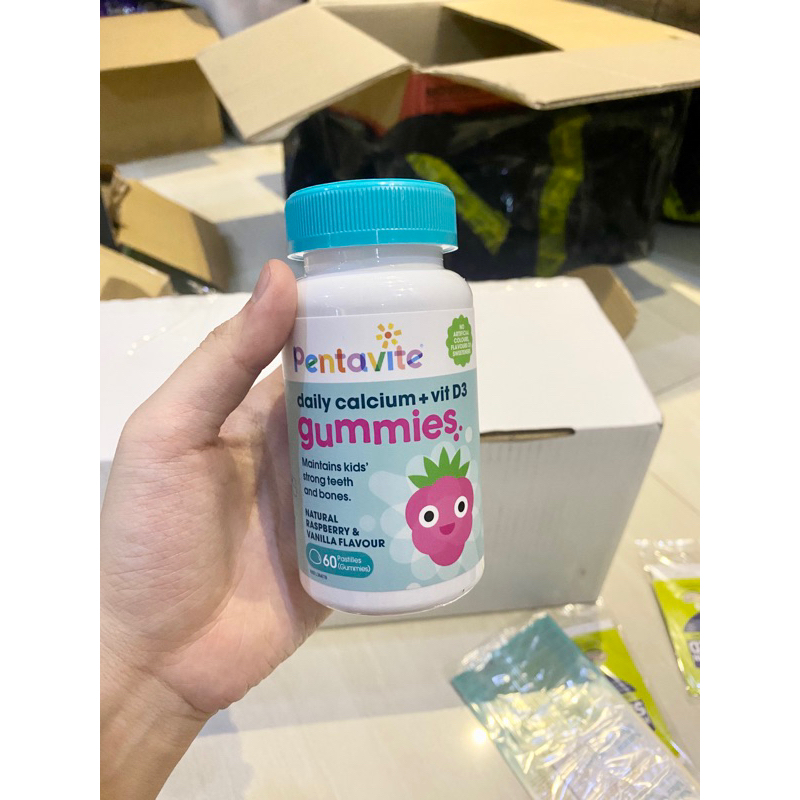 Jual PENTAVITE DAILY CALCIUM VITAMIN D3 GUMMIES AUSTRALIA | Shopee ...