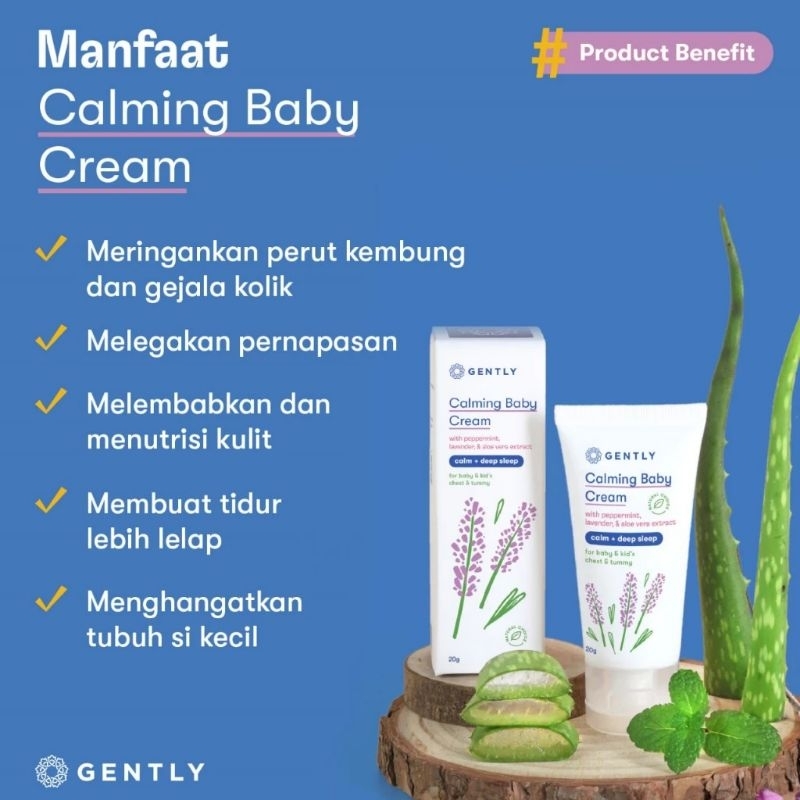 Jual Gently Calming Baby Cream - Krim Penghangat & Pereda Kolik Bayi ...