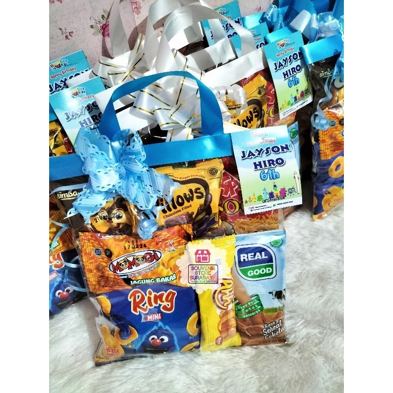 Jual Paket snack Mini Murah || Bingkisan Snack Ulang Tahun Anak|| Paket ...