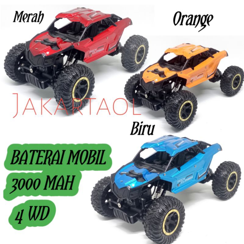 Jual Mainan Mobil Remote Control Besar OffRoad 4 WD Body Metal Mobil ...