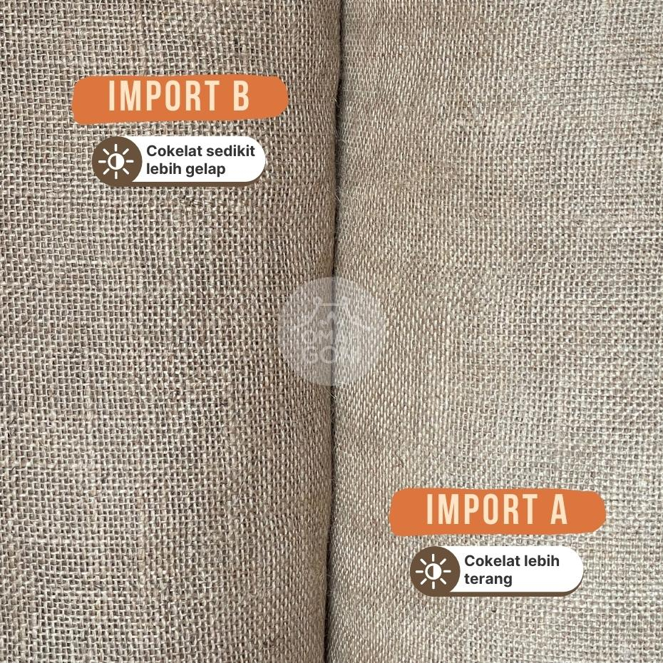 Jual Kain Goni Impor Tipe B Ukuran 50 cm x 115 cm - Bahan Karung Goni ...
