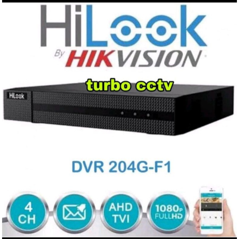 Jual DVR HiLook by Hikvision 4CH / 4 CHANNEL 1080P DVR-204G-M1 | Shopee ...