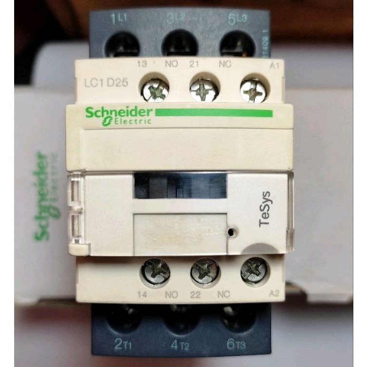 Jual KONTAKTOR/CONTACTOR SCHNEIDER LC1D25M7/40A 220VAC TESys ORIGINAL ...