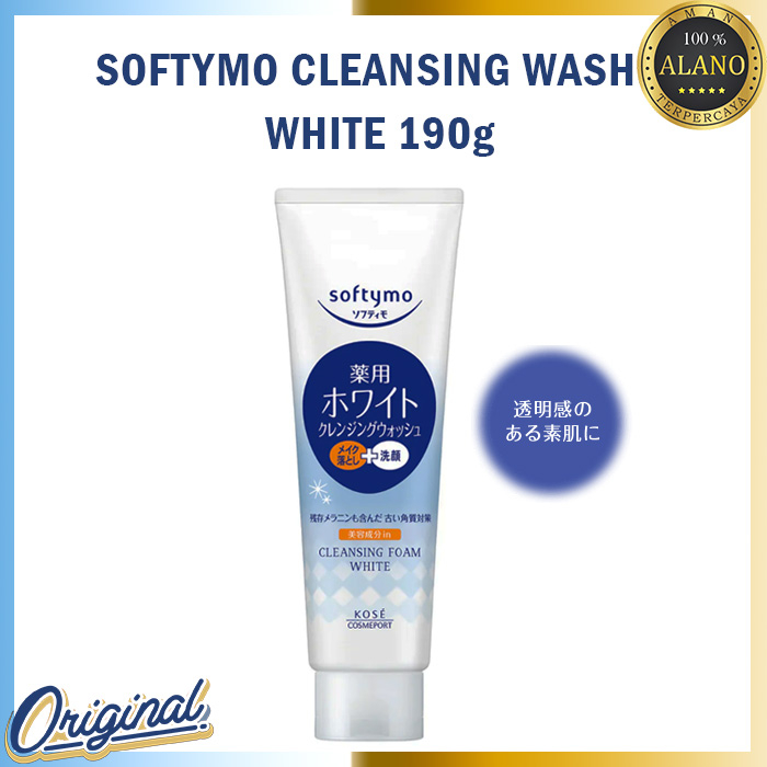 Jual Softymo Cleansing Wash (White) Original Japan | Shopee Indonesia