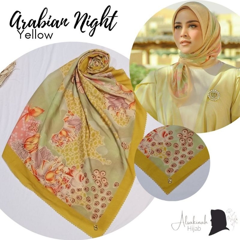 Jual TERBARU HIJAB SEGIEMPAT MOTIF MERMAID SERIES & ARABIAN NIGHT ...