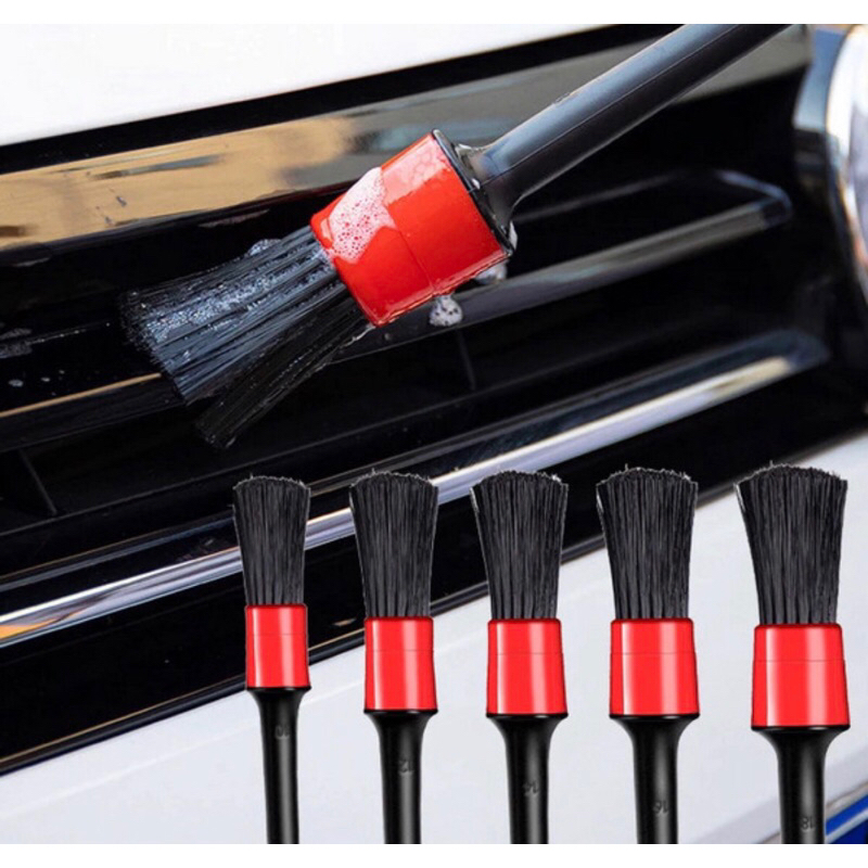 Jual 5 Kuas Detailing Mobil Auto Car Brush Sikat Kuas Poles Interior ...