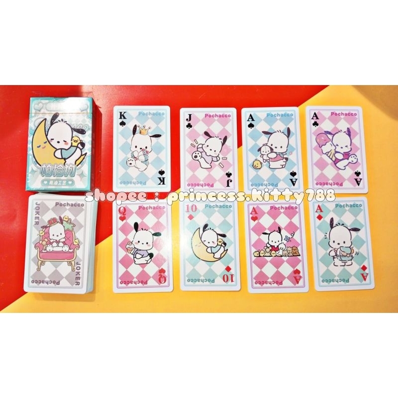 Jual MAINAN KARTU REMI KARAKTER SANRIO KUROMI CINNAMOROLL POCHACCO ...