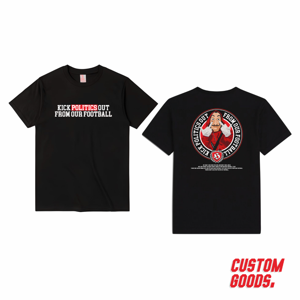 Jual Kaos Ultras/Hooligan/Casual | Tshirt Kick Politics Out From Our ...