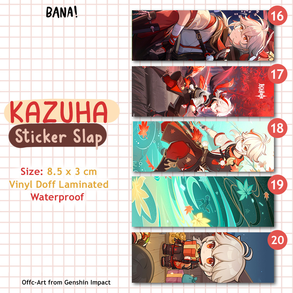 Jual Kazuha Sticker Slap Genshin Impact | BANA | Shopee Indonesia