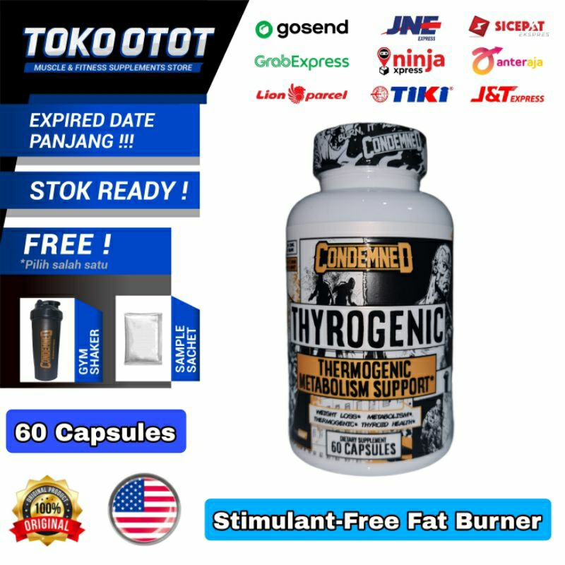 Jual Condemned Labz USA Thyrogenic 60 Capsul 30 Serv Thermogenic Metabolism | Shopee Indonesia