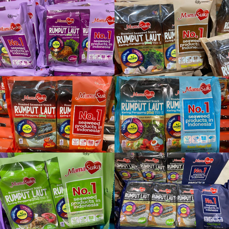 Jual Rumput laut mama suka semua rasa | Shopee Indonesia