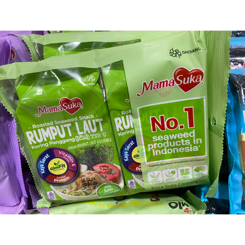Jual Rumput laut mama suka semua rasa | Shopee Indonesia